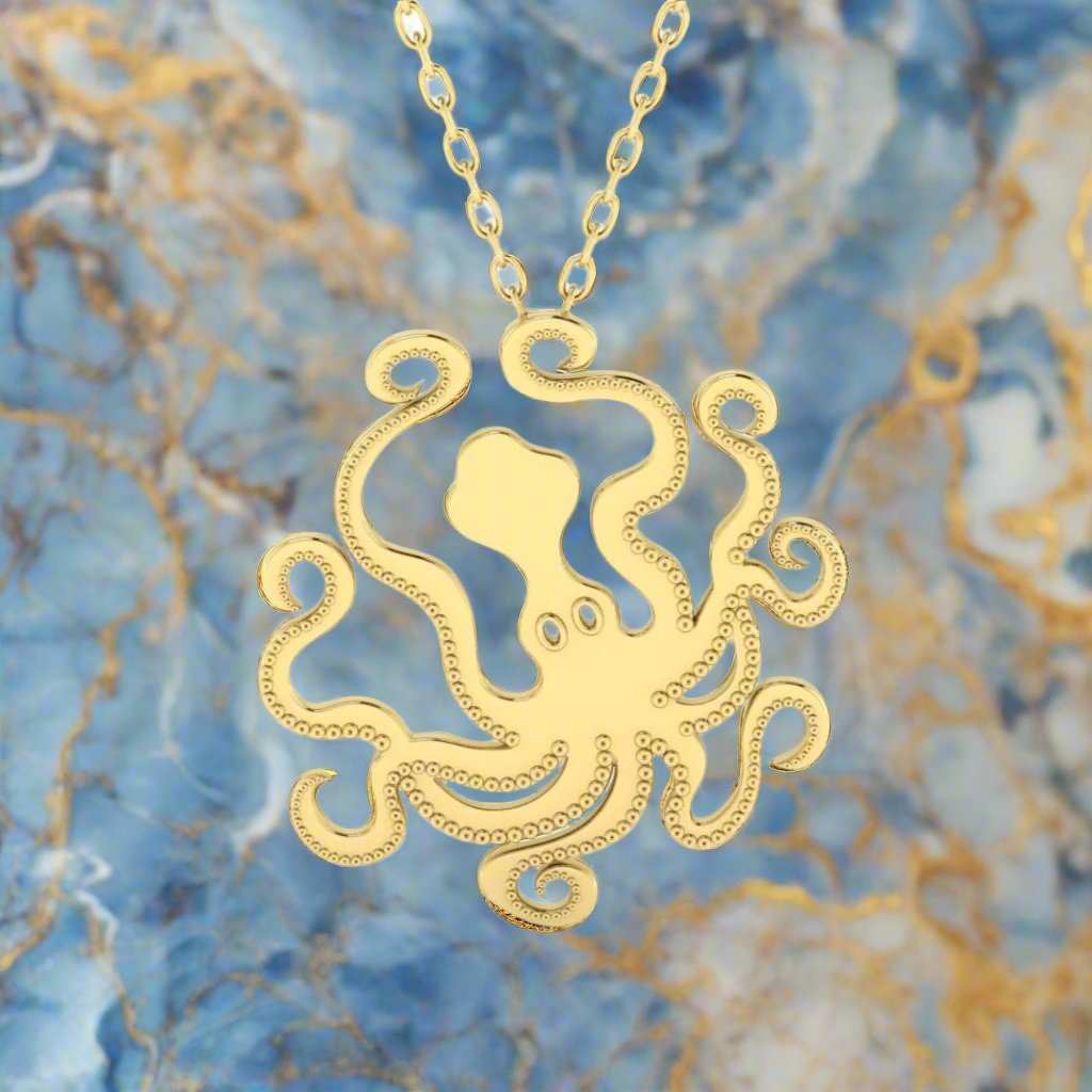Minoan Octopus Pendant by ROMAE - Jewelry Inspired by Ancient Designs ...